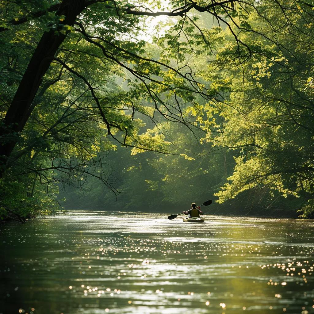 Paddle into Fitness: Canoeing and Kayaking in Hocking Hills - Hocking ...